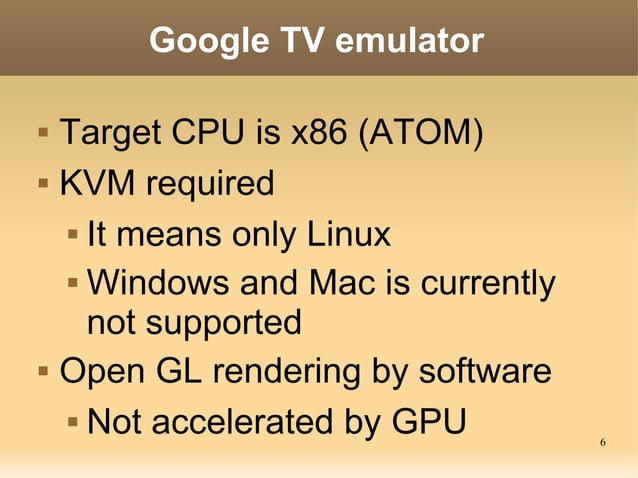 Tweaking Google TV emulator | PDF