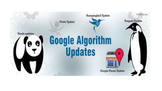 Concise History of Google Algorithm Updates | PPT