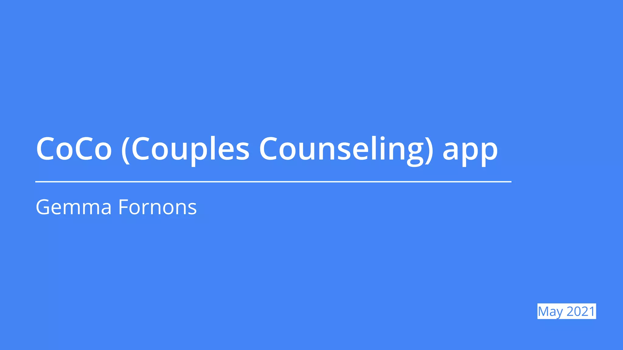 CoCo - case study | PPT