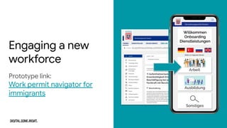 UX Design Process - Work Permit Navigator | PPT