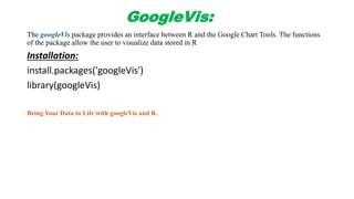 Googlevis examples | PPT