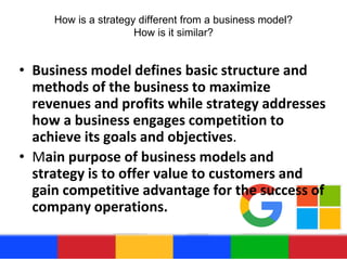Google vs. Microsoft Strategy Business Models | PPTX