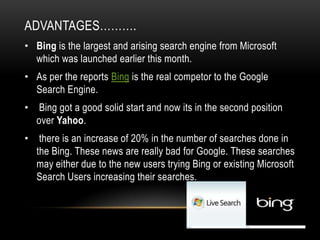 Google vs bing | PPTX | Search | Internet