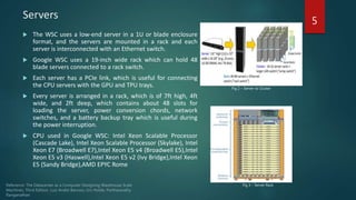 Google warehouse scale computer | PPT