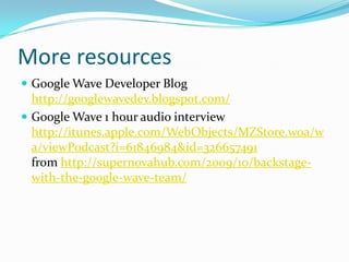 Google Wave | PPTX
