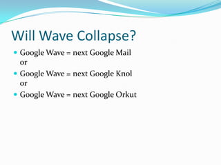 Google Wave | PPTX