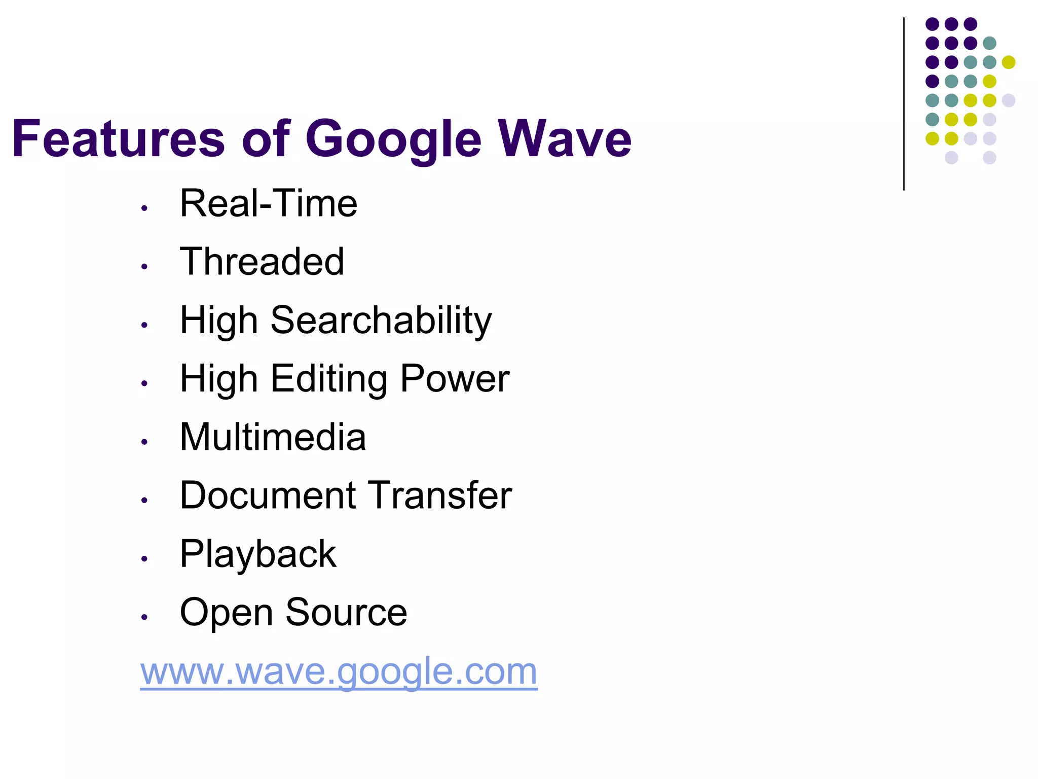 Google Wave | PPTX | Internet | Computing