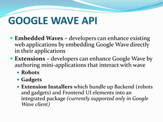 Google Wave | PDF
