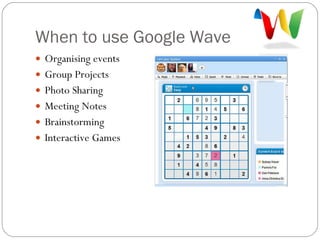 Google Wave | PPT | Email | Internet