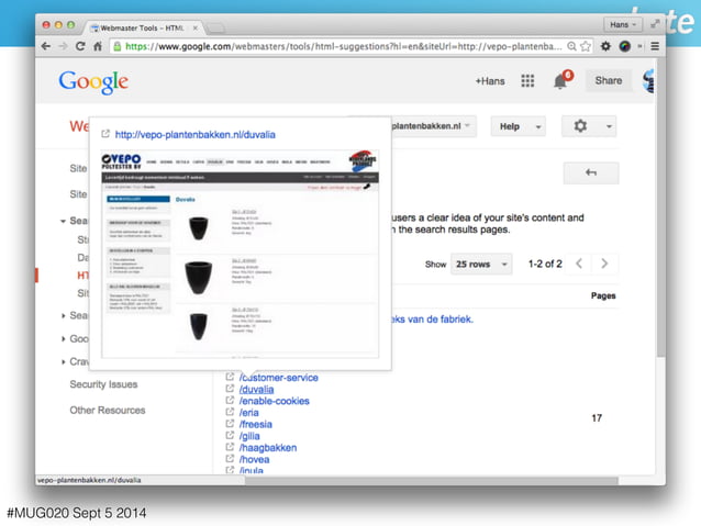 Google Webmasters Tools | PPT
