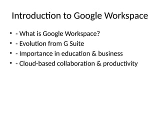 Google_Workspace (Applications of Information & Communication ...