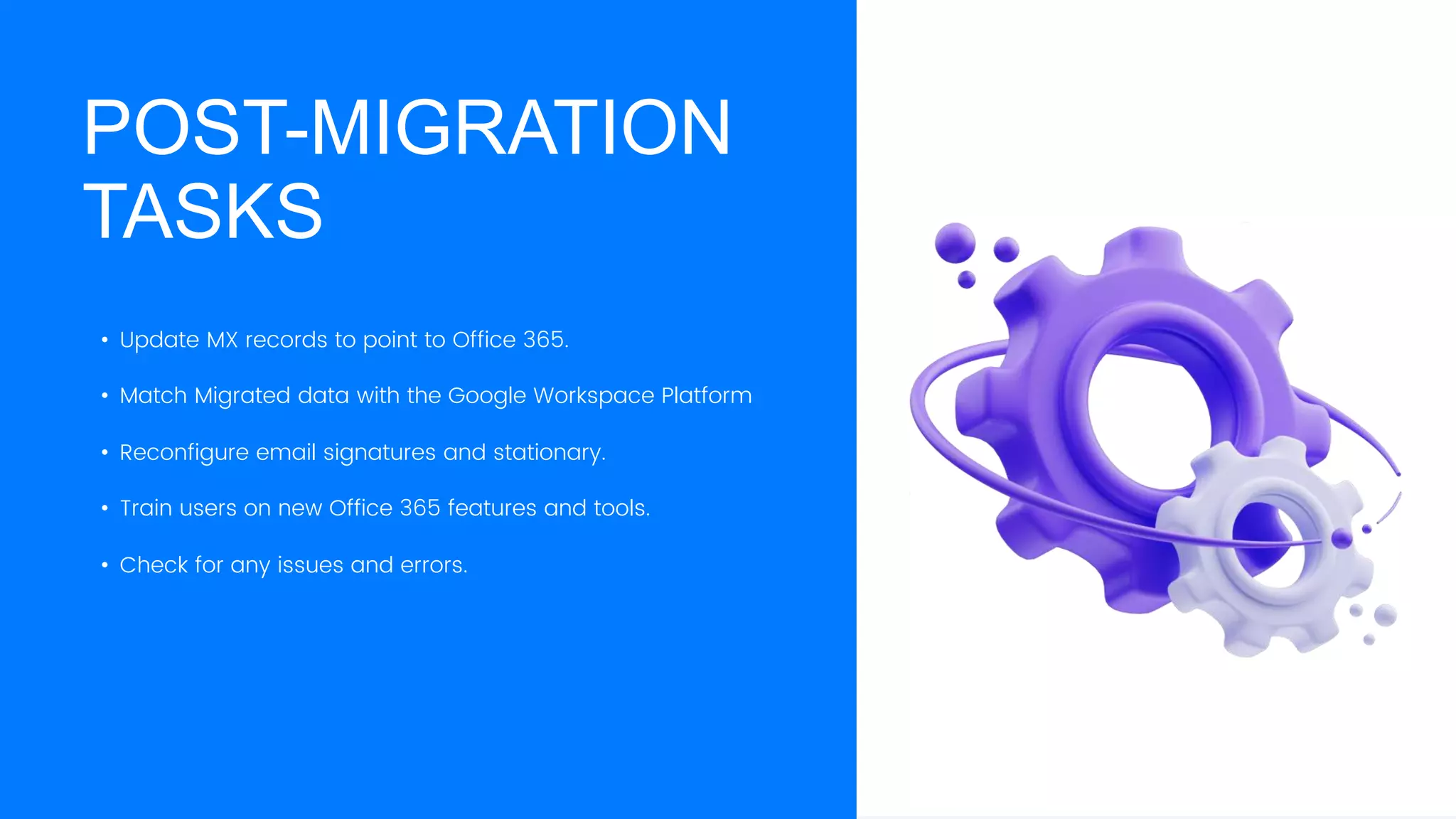 Google Workspace to Office 365 Migration Process | PPTX