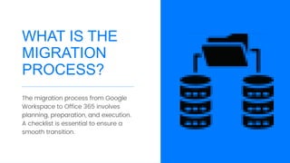 Google Workspace to Office 365 Migration Process | PPTX