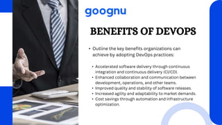 Goognu DevOps Consulting Services - Accelerating Software Delivery Excellence.pptx