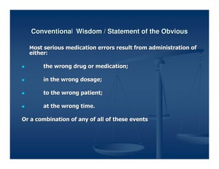 on med error | PPT