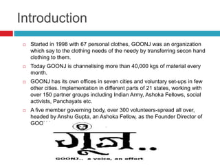 Goonj team scamper | PPTX