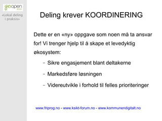 Lokal deling i praksis | PDF