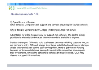 Mikko Puhakka: Open Source Business Models | PPT