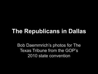 Republican Party of Texas 2010 | PPT