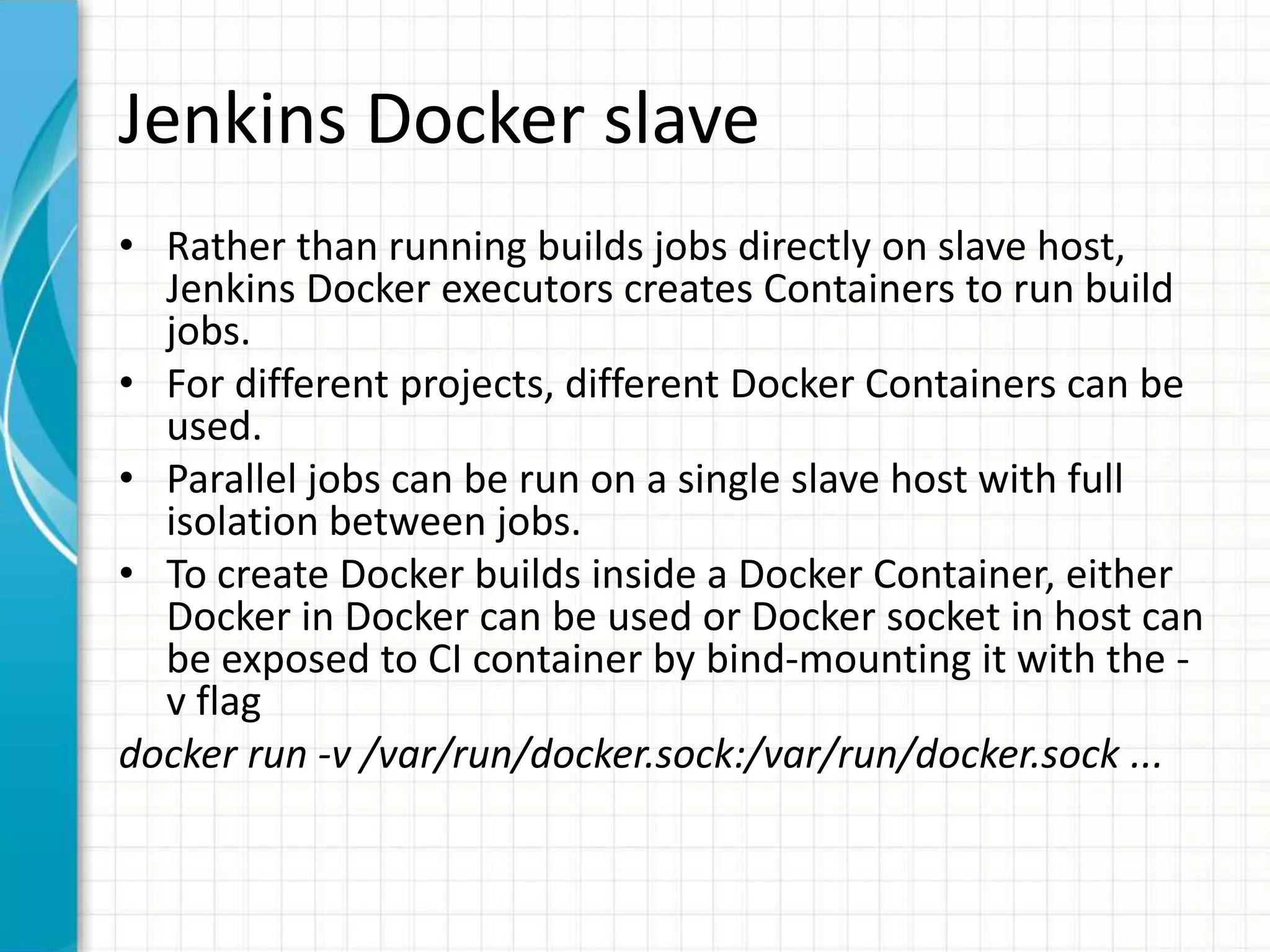 CI, CD with Docker, Jenkins and Tutum | PPTX