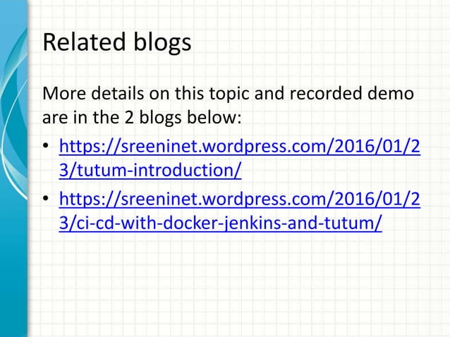 CI, CD with Docker, Jenkins and Tutum | PPTX