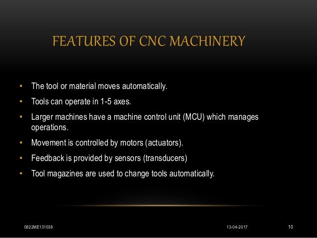 Computer Numerical Control Machine 