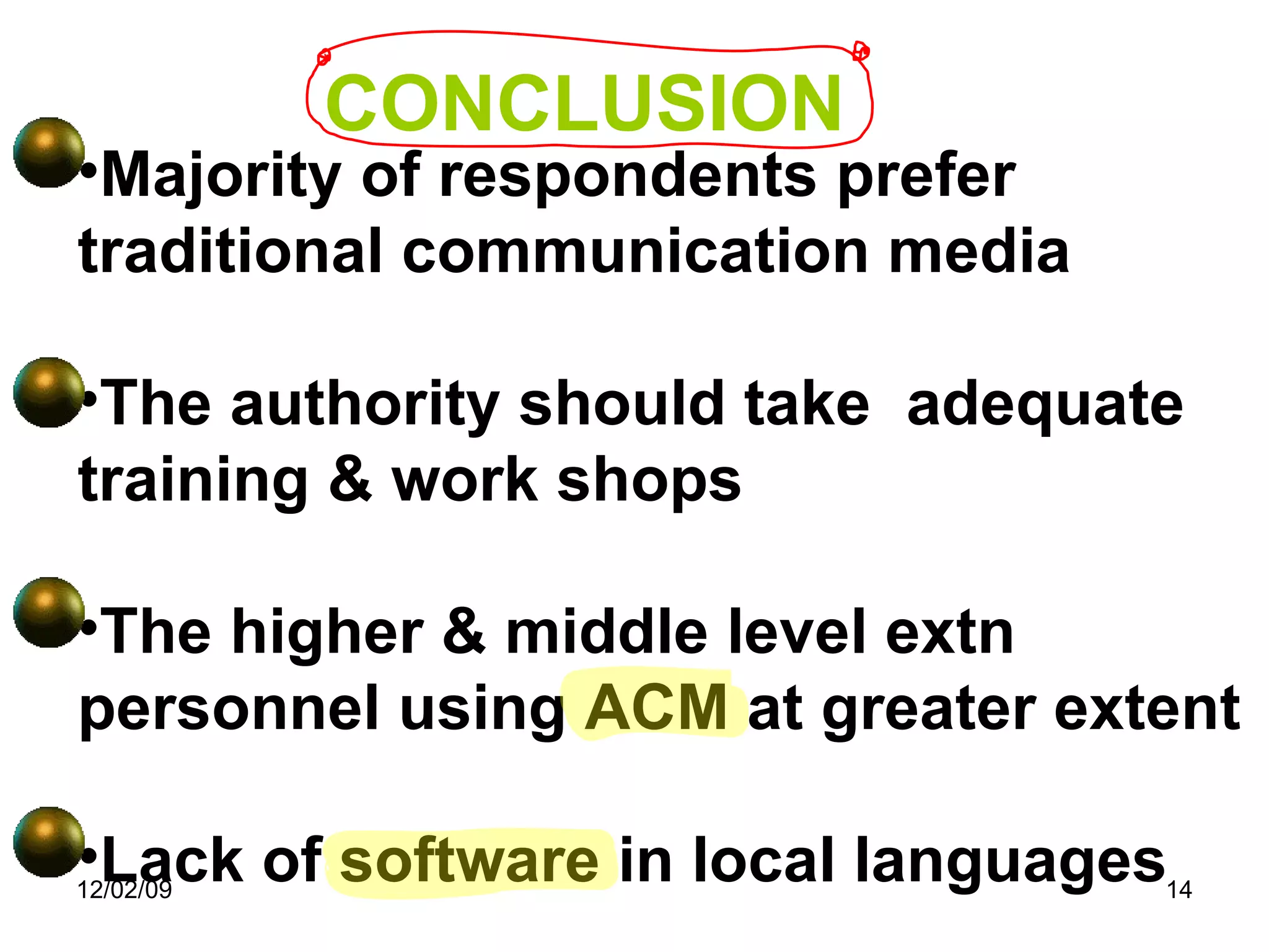 communication for rural development | PPT