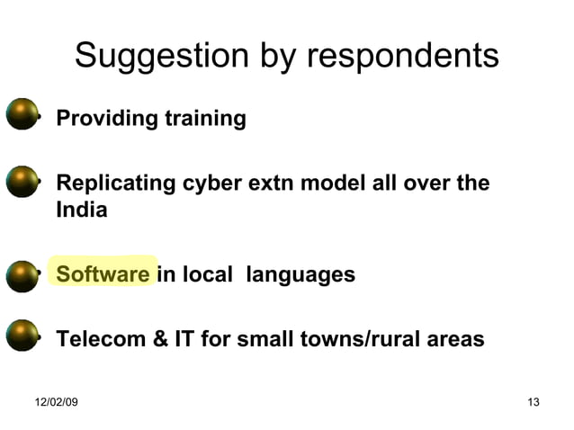 communication for rural development | PPT