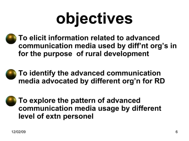 communication for rural development | PPT