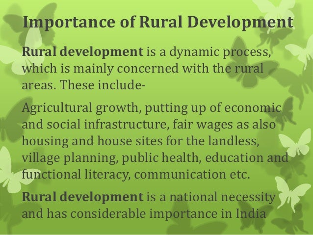 theories in rural development and planning