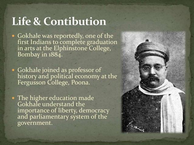 Gopal krishna gokhale | PPTX