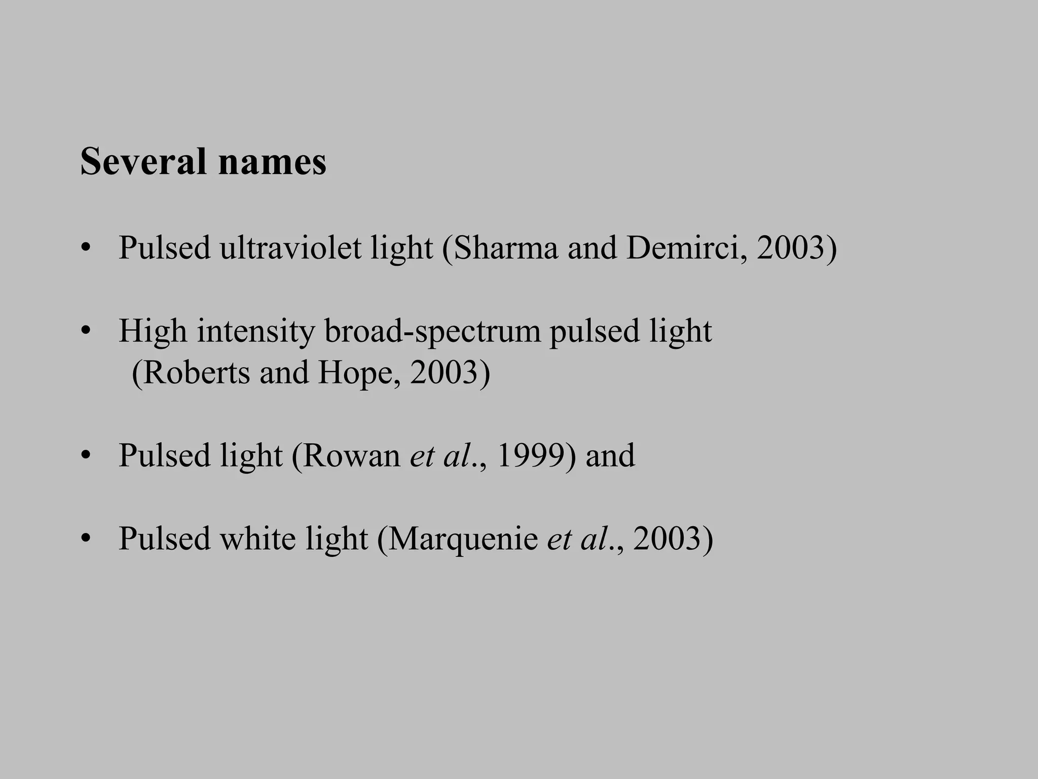 Pulsed light technology in food processing | PPTX