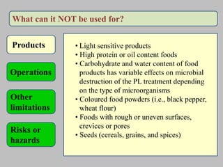 Pulsed light technology in food processing | PPTX