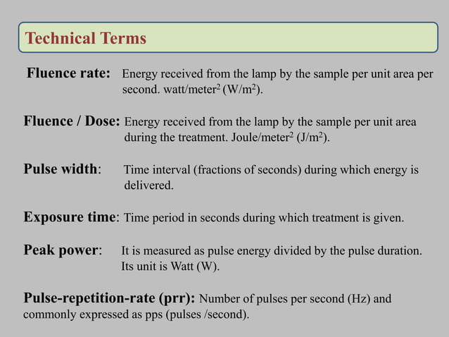Pulsed light technology in food processing | PPTX | Chemistry | Science