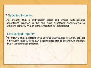 ICH Q3Impurities | PPT