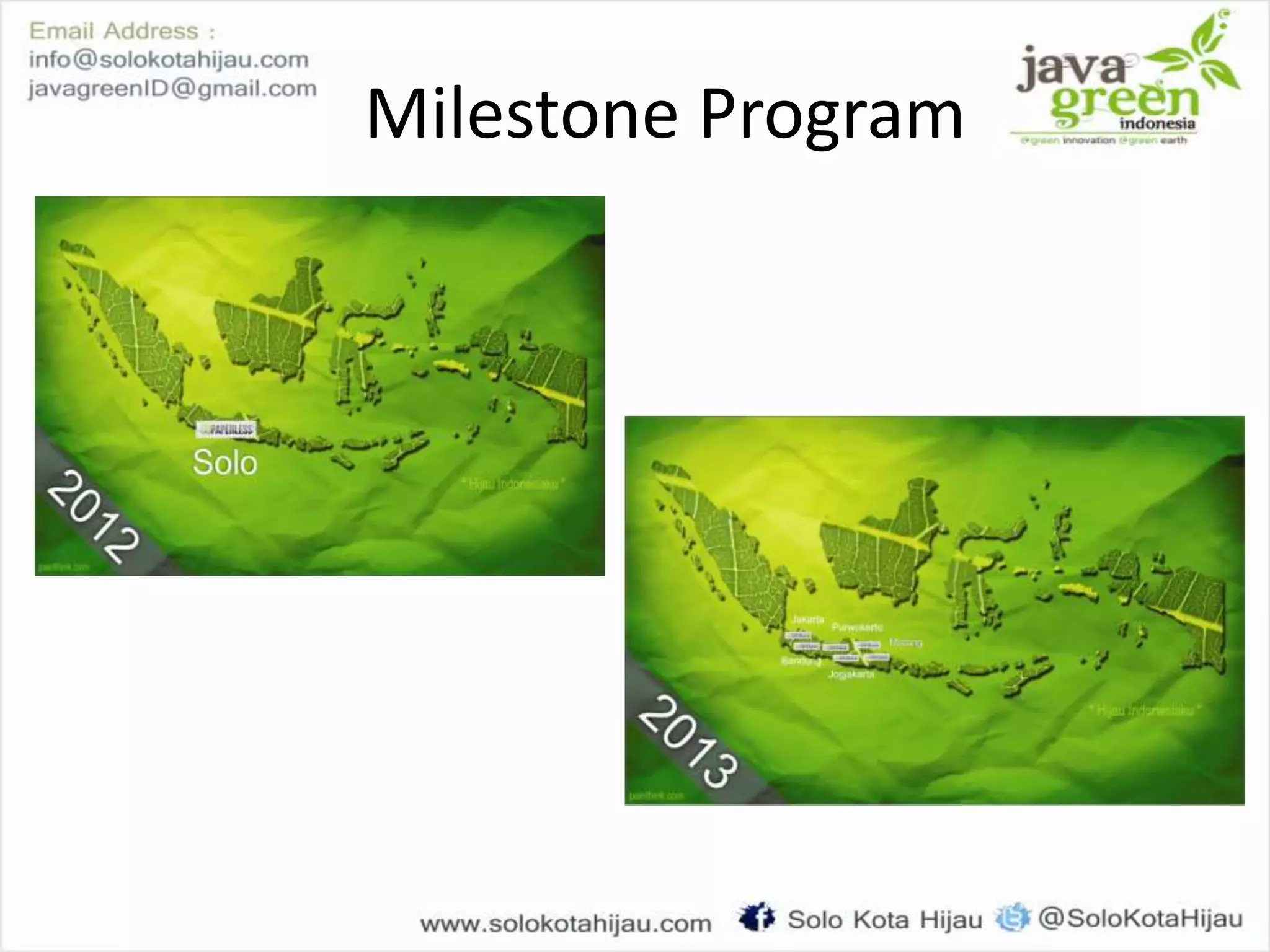 Go paperless campaign presentation (Java Green Indonesia) | PPTX