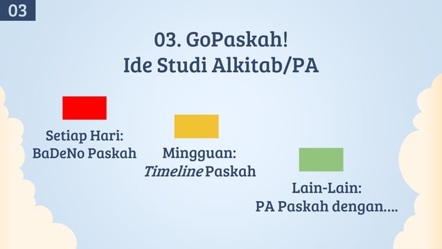GoPaskah! Studi Alkitab/PA dan Storytelling | PPT