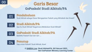 GoPaskah! Studi Alkitab/PA dan Storytelling | PDF