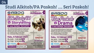 GoPaskah! Studi Alkitab/PA dan Storytelling | PDF