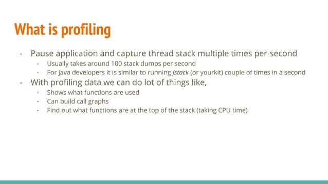Go performance tooling | PDF | Operating Systems | Computer Software and Applications