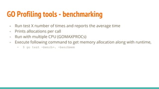 Go performance tooling | PDF | Operating Systems | Computer Software and Applications
