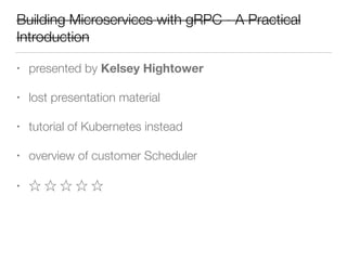 Gophercon 2016 recap | PDF | Programming Languages | Computing