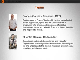Gopherscout Pitch Deck | PPT