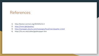 Gopher Vs HTTP | PPT