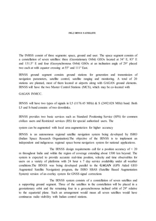 Abstract IRNSS Architecture and Applications | DOCX