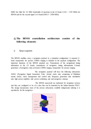 Abstract IRNSS Architecture and Applications | DOCX