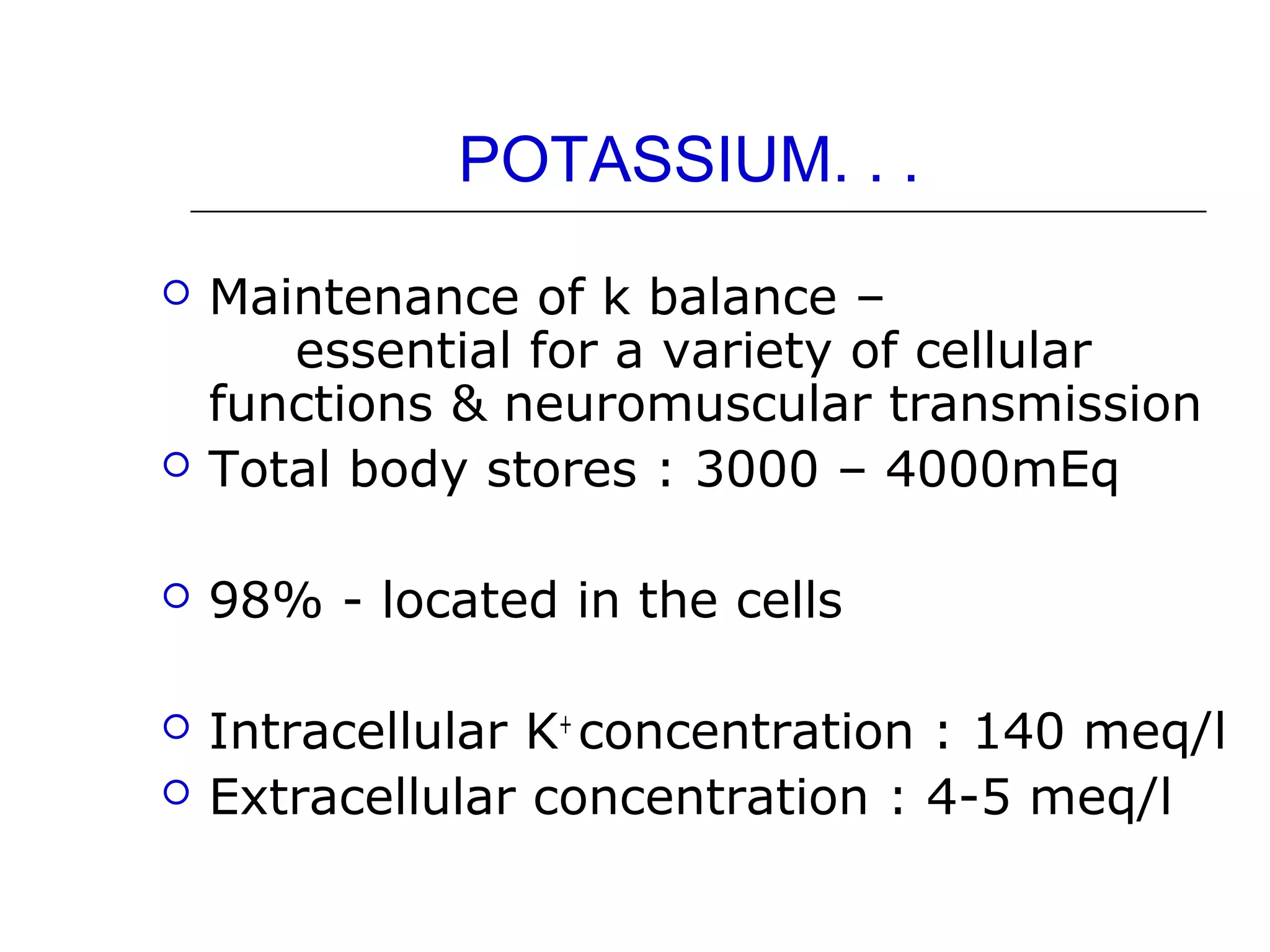 Gopichand hypokalemia final | PPT