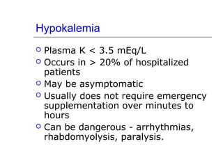 Gopichand hypokalemia final | PPT
