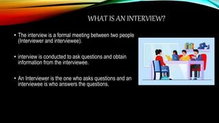 Interview and its types | PPT