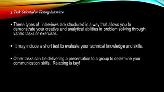 Interview and its types | PPTX
